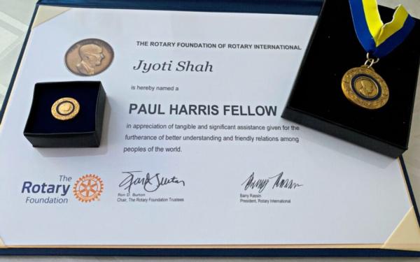 Forty-Seven Paul Harris Fellows were awarded in November through ...