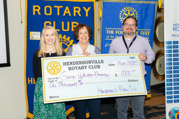 George Whitten Elementary Donation for their Library. Principal John ...