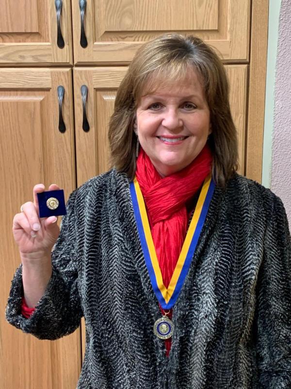 The Warwick Rotary Foundation recognized Sharon Martin as an ...