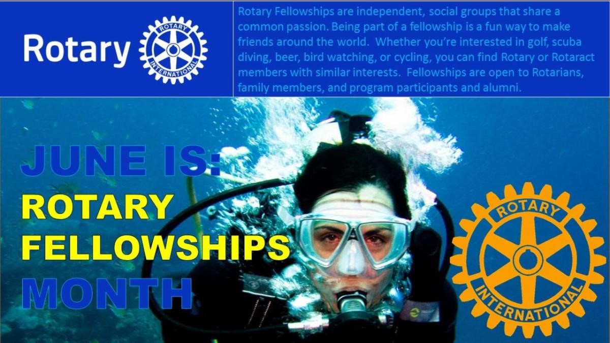 June is Rotary Fellowships Month