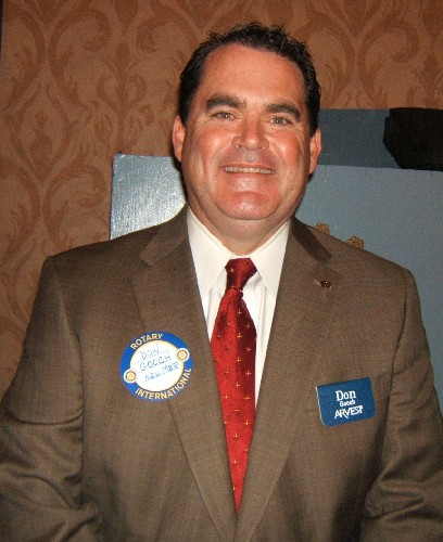 Rotarian and Past President Don Gooch introduced guests and entertained ...