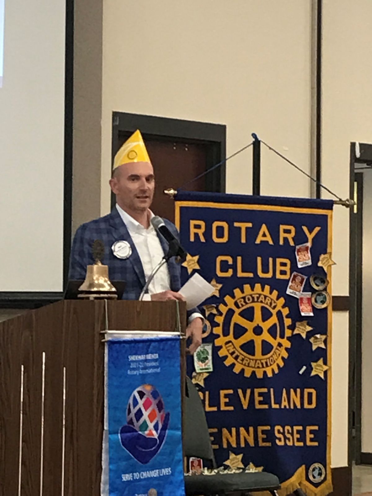 Matt Wiseman awarded the 2021-2022 Perfect Attendance pins at our June ...