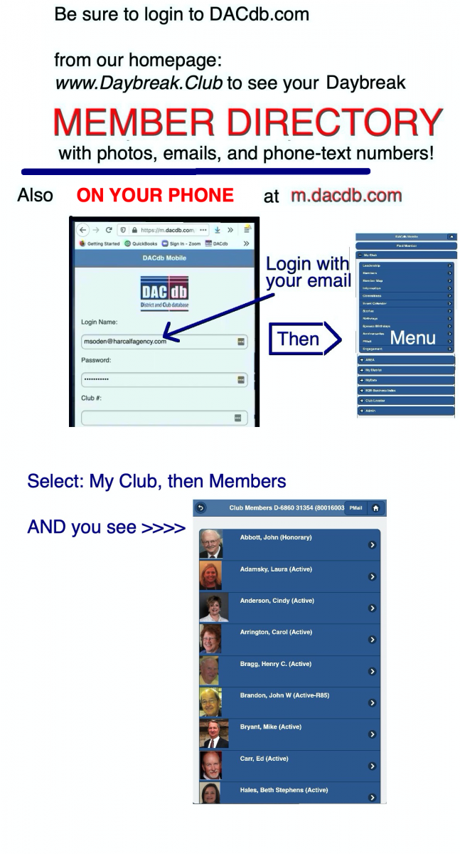 How to Log into DACdb - Daybreak Directory