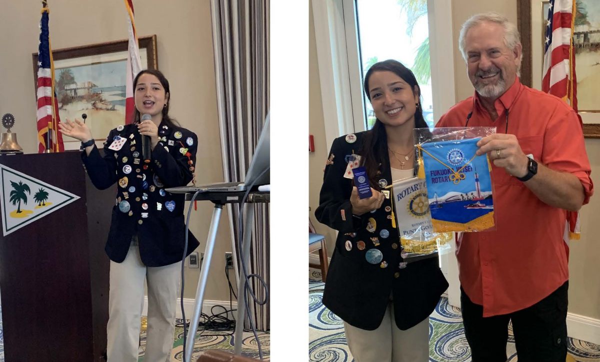 On the right, Darcy Hanley presented Christine Zimmer, Executive ...